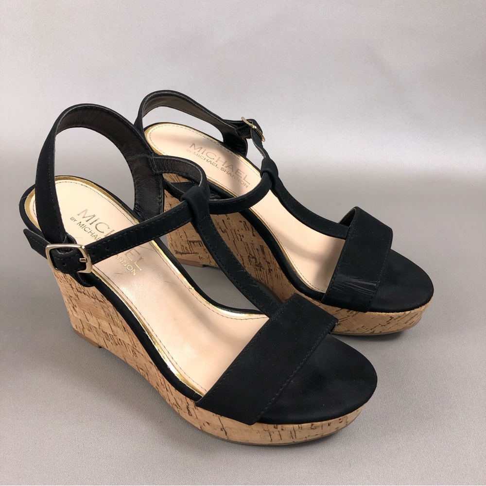 Michael By Michael Shannon Libby Women’s Cork Wedge 6… - Gem